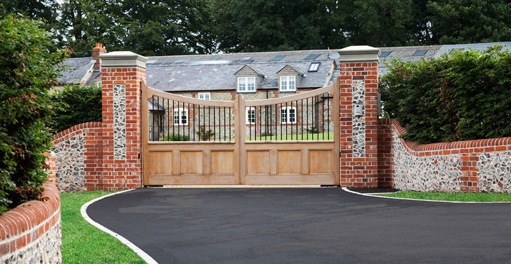 Electric Wooden Gates | Handcrafted Gates | Penchard UK